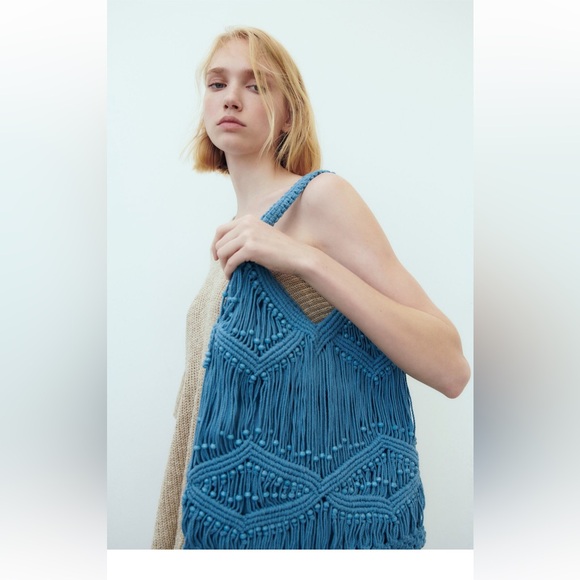 Zara | Bags | Zara Rope Bucket Bag | Poshmark